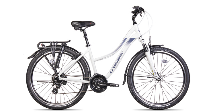 UNIBIKE EMOTION EQ Damski koła 27" rozmiar 17" kolor biały | Rowery ...