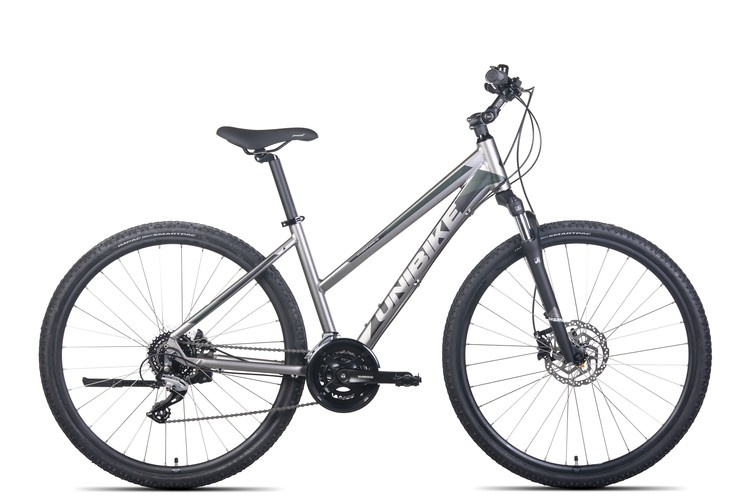 ROWER UNIBIKE FLASH DAMSKI-17" GRAFITOWO-CZARNY | Rowery \ Rowery Cross ...